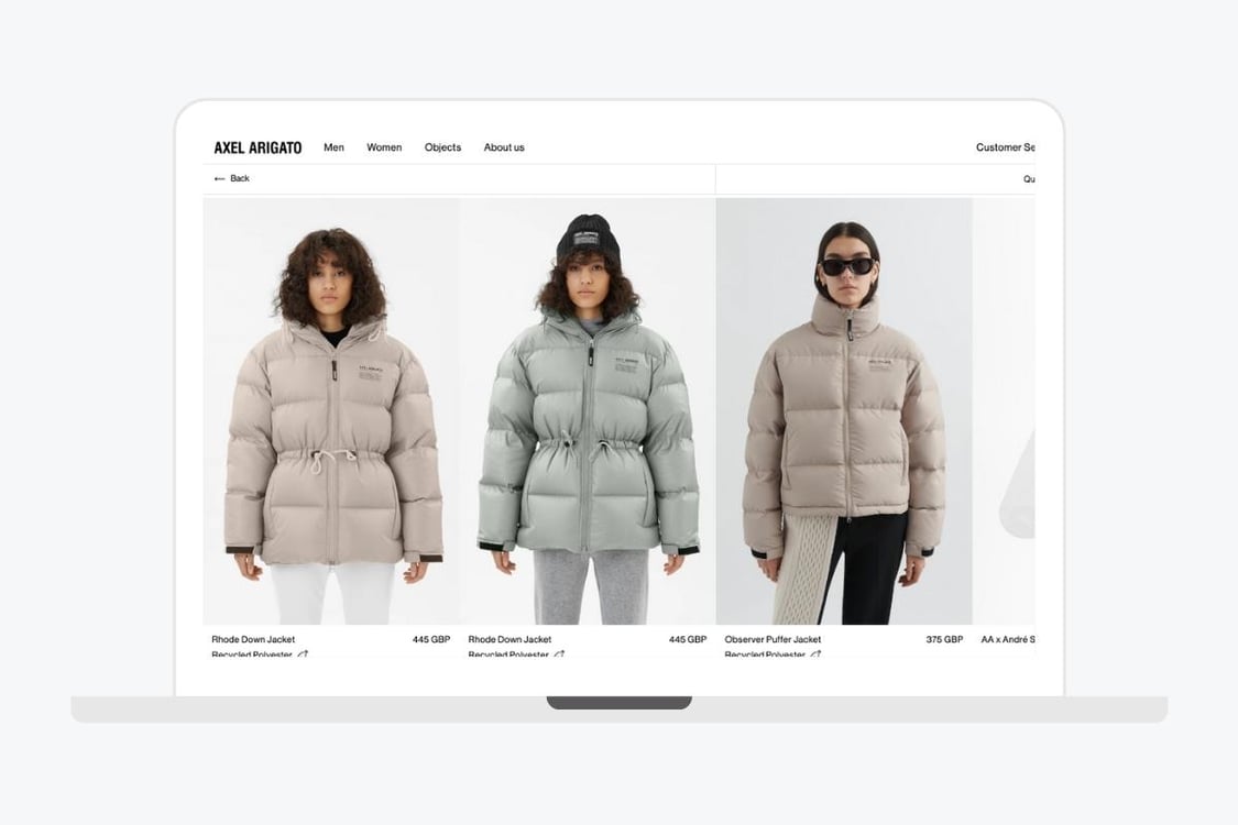 Axel Arigato unify and deliver real-time data to their E-commerce platform